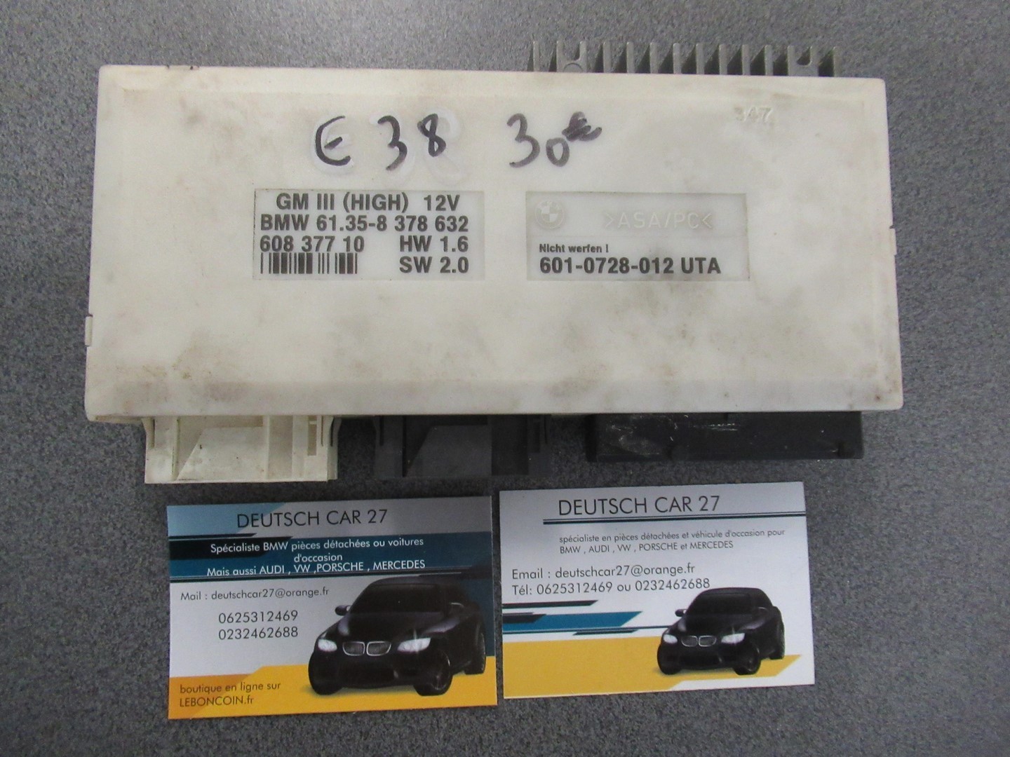 module GM3 de BMW e38 référence 61358378632 - Deutsch Car 27