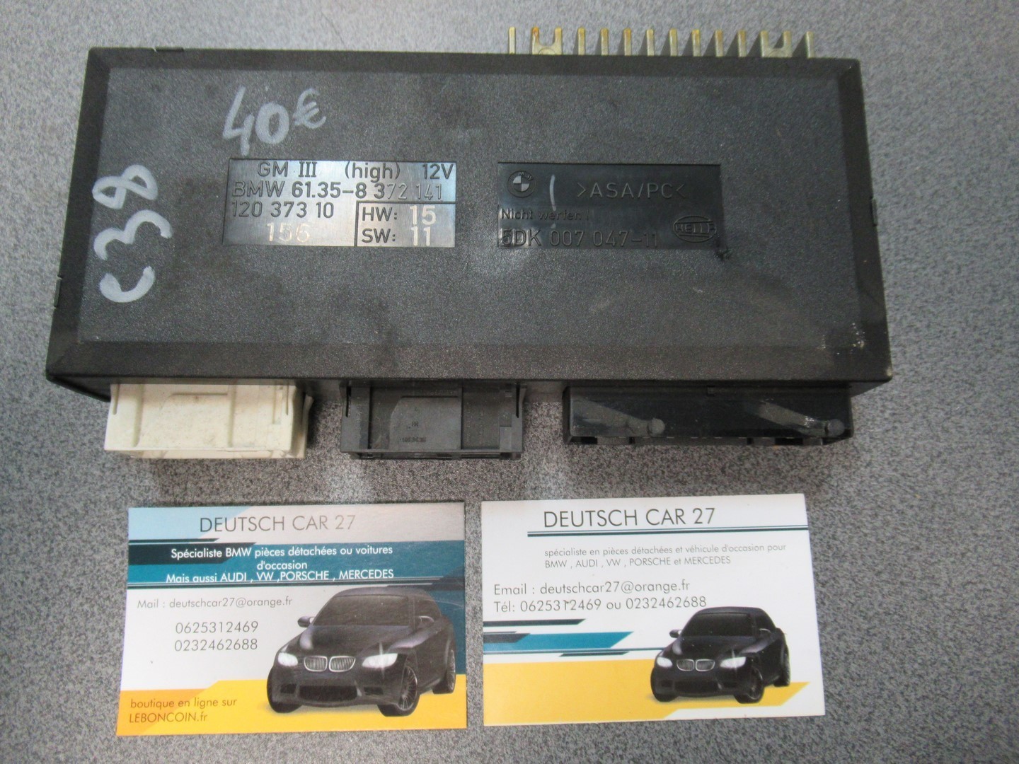 module GM4 de BMW e38 référence 61358372141 - Deutsch Car 27