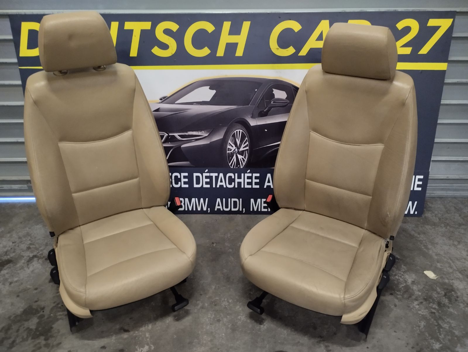 Interieur cuir beige de BMW e90 - Deutsch Car 27